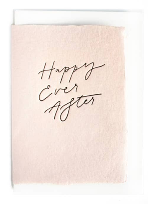 Happy Ever After Greeting Card – Bespoke Hearts